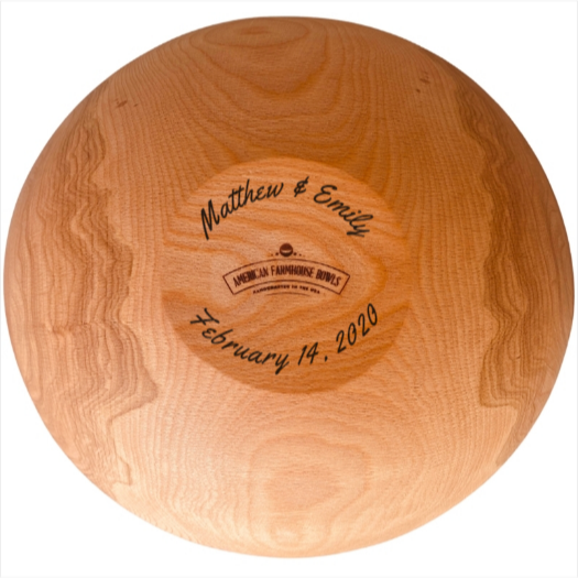 Hardwood Chopping Bowl with Chef's Mezzaluna, 9", #1 Quality – American ...